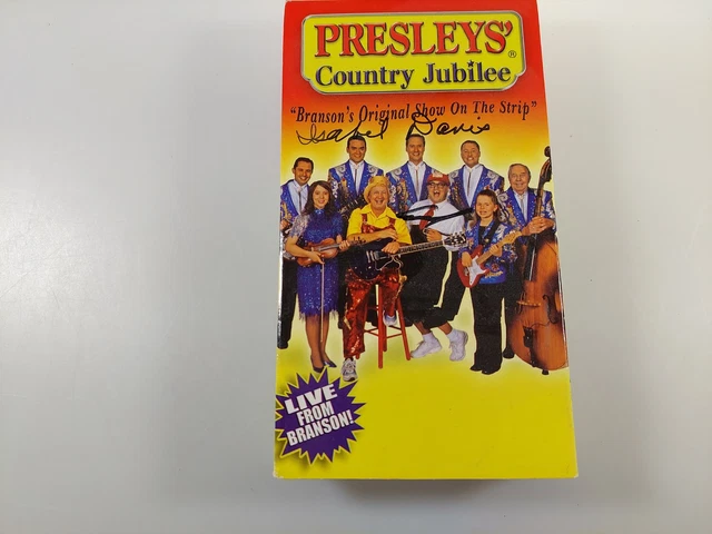 PRESLEYS' COUNTRY JUBILEE VHS Autographed 9-1-2006 Branson's Original ...