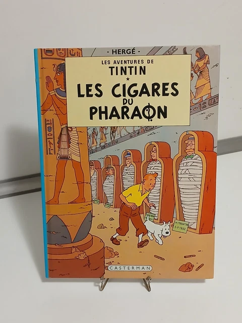 ALBUM BD DE Tintin Les Cigares du Pharaon EO de 1984 Fr Herge Casterman ...