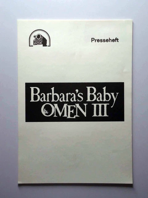 BARBARA'S BABY - Omen III - Sam Neill - Don Gordon - Lisa Harrow ...