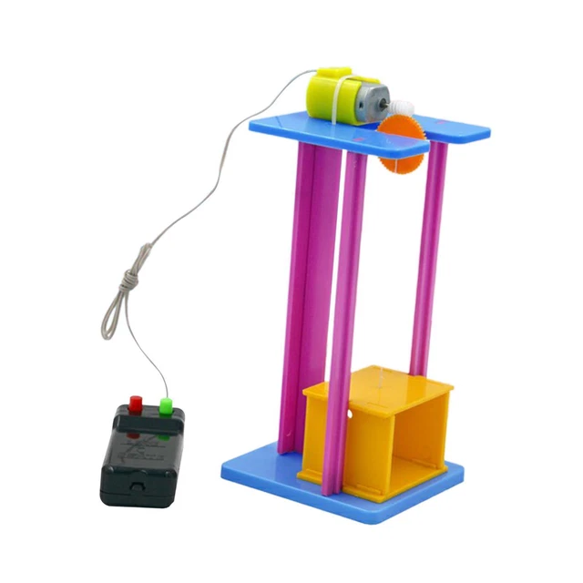 LIFTS ELEVATOR MODEL DIY Crafts Hand Eye Coordination Durable Science ...