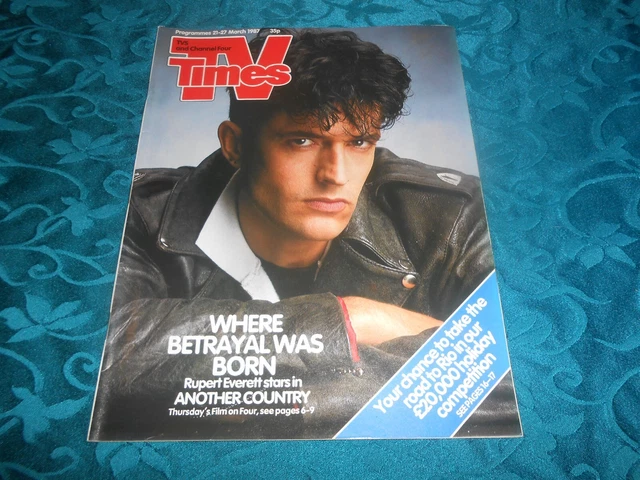TV TIMES MAGAZINE TVS 21-27 March 1987 Rupert Everett Another Country ...