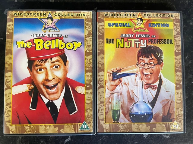 THE NUTTY PROFESSOR & The Bell Boy DVD Jerry Lewis Comedy UK 1963 ...