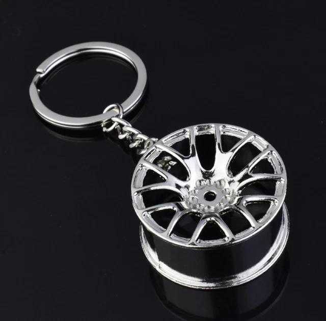 PORTACHIAVI TURBO FAST & FURIOUS Key Ring Tuning CERCHI CHROME Rims ...