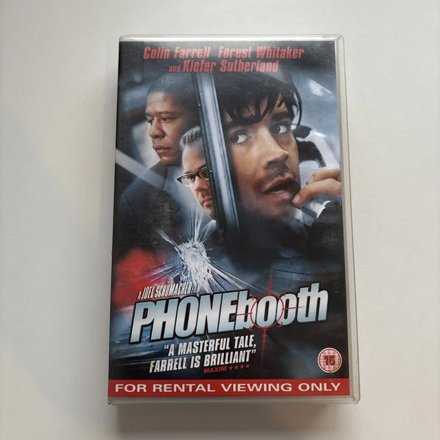 PHONE BOOTH (2002) VHS Video Tape Ex-Rental Big Box Cert CBS/FOX Action ...