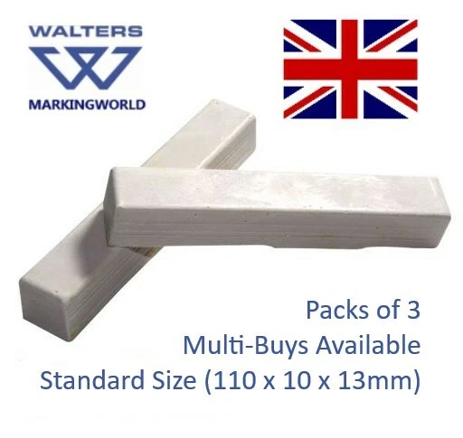 TYRE WHITE CHALK Wax Marking Crayon | Walters WKL Crayons | Pack 3 £4. ...