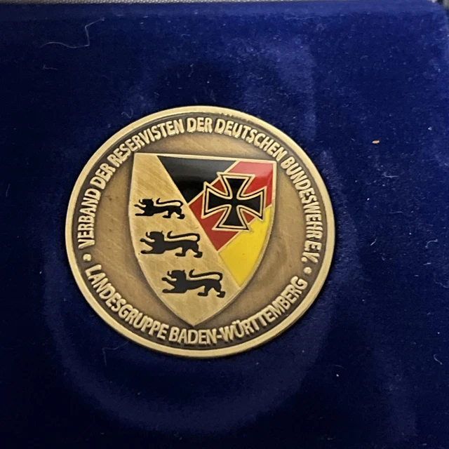 MEDAILLE ORDEN Coin Bundeswehr Bundeswehr Coin Mit Etui C595 EUR 26,99 ...