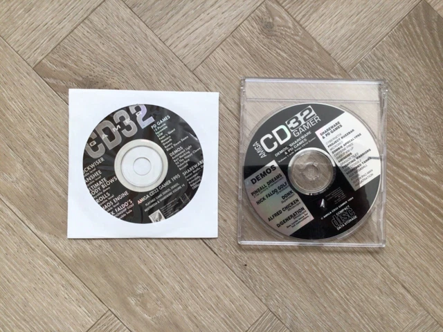 AMIGA CD32 GAMER RARE Volume 01 Disc For Commodore Amiga & Volume 08 ...