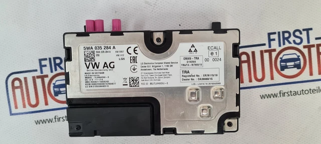 ORIGINAL VW STEUERGERÄT Online Dienste inkl. Akku 5WA035284A EUR 95,00 ...