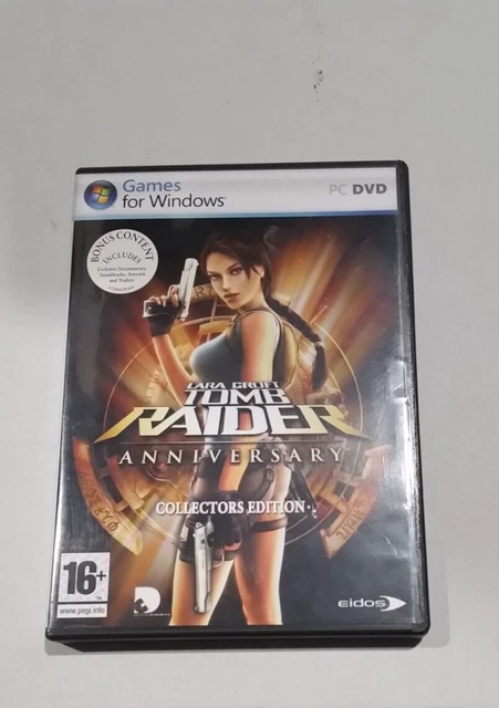 LARA CROFT TOMB Raider Anniversary collectors Edition Windows PC ROM ...