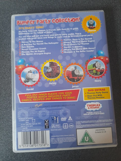 THOMAS AND FRIENDS Bumper Party Collection DVD Pal 2 * £6.99 - PicClick UK