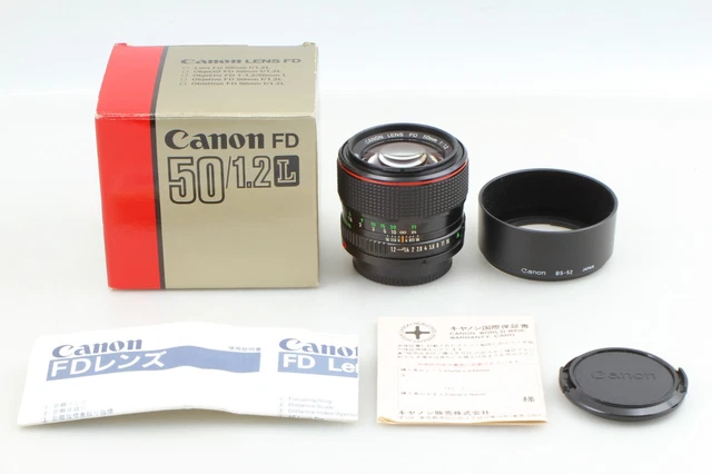 &UNUSED W/ BOX& Canon New FD NFD 50mm F/1.2 L MF Lens for F-1 From ...