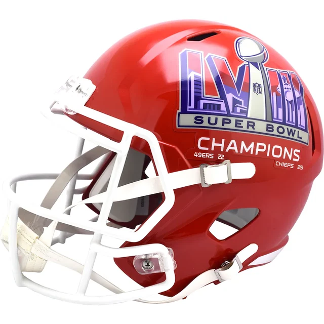 KANSAS CITY CHIEFS Super Bowl LVIII Champions Riddell Speed Replica ...
