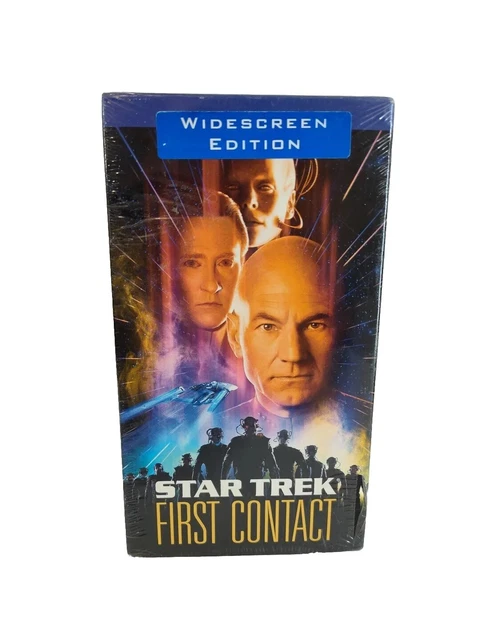 STAR TREK FIRST Contact VHS Tape (1997) widescreen Paramount New ...