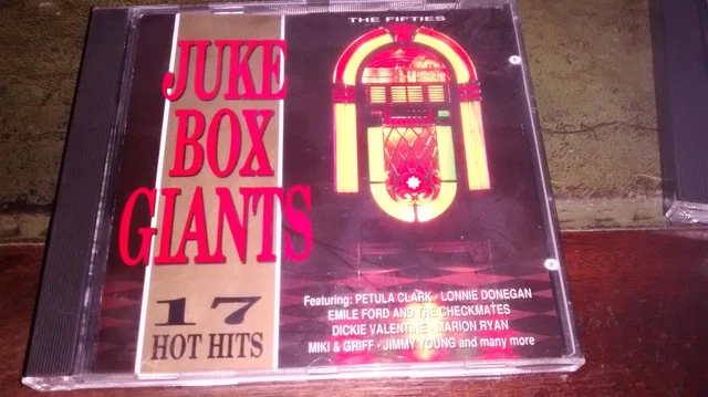 JUKE BOX GIANTS hits 1950s/60s/70s/80s - 68 tracks 4cds - NO CASES ...