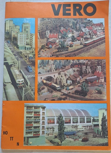DDR MODELLEISENBAHN VERO KATALOG Mit Preisliste Gut Erhalten H0 TT N ...