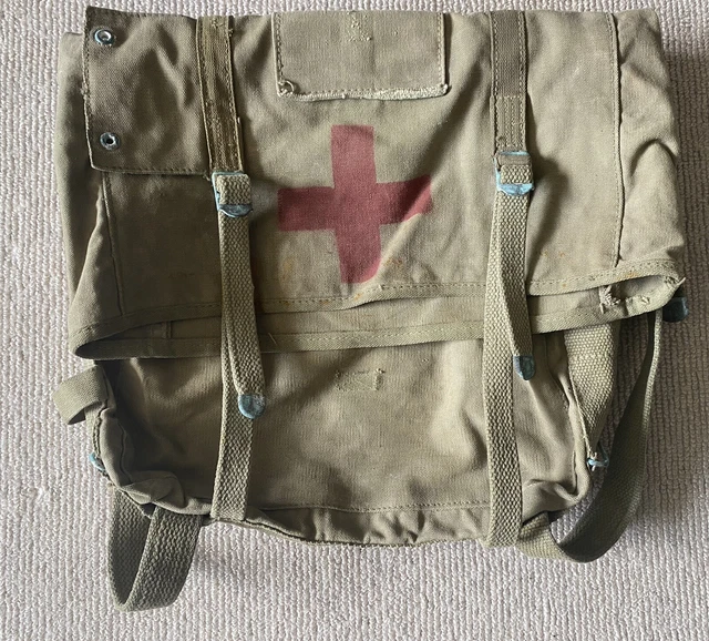 WW2 US USMC Marine Corpsman Pack P41 Boyt 44 marked Original Very Rare ...