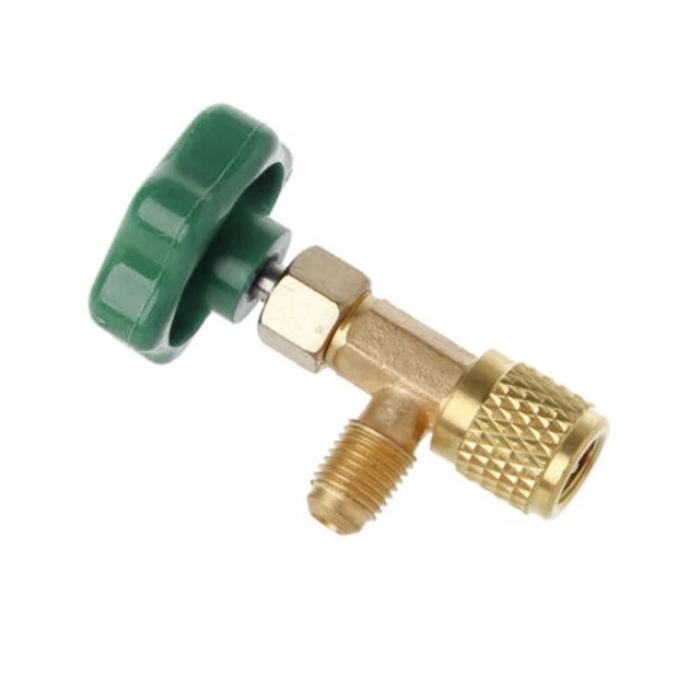1/4 SAE CONNECTOR R22 R134A R410A Gas Refrigerant Tap Valve Bottle ...