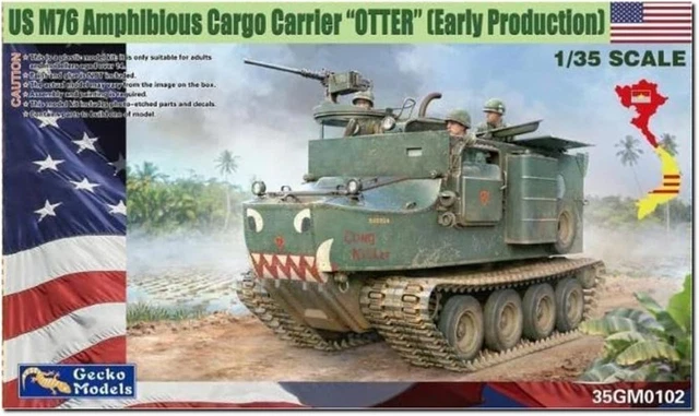 GEKKO MODEL 1/35 American M76 Auto Amphibious Cargo Transport Vehicle ...