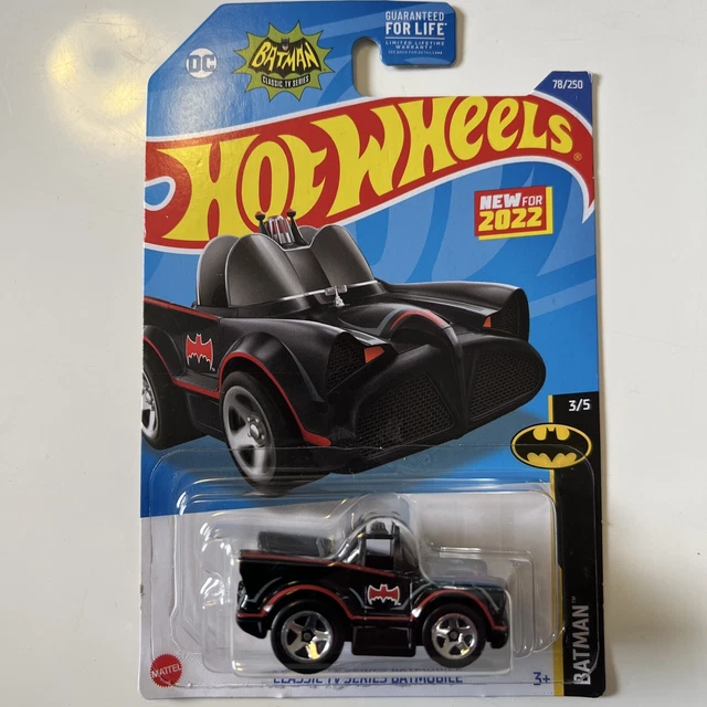 HOT WHEELS SERIE TV classica Batmobile 78/250 Batman 3/5 Nuovo per 2022 ...