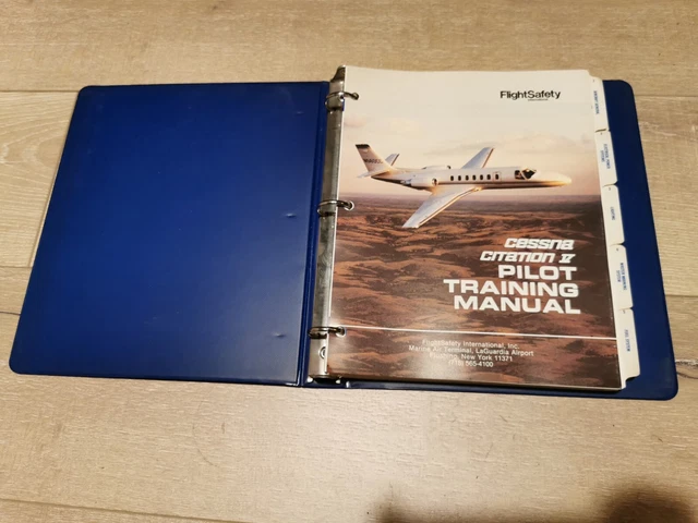 MANUEL NOTICE PILOT Training Manual CESSNA CITATION V EUR 27,99 ...