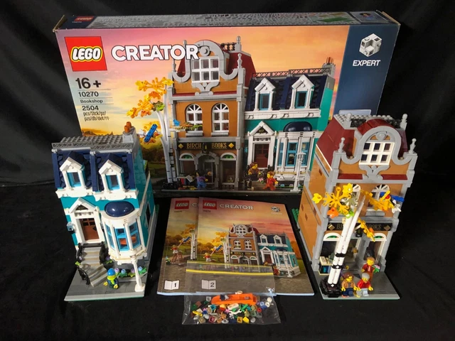 LEGO CREATOR EXPERT 10270 BOOKSHOP + INSTRUCTIONS & BOX ALL EXC ...