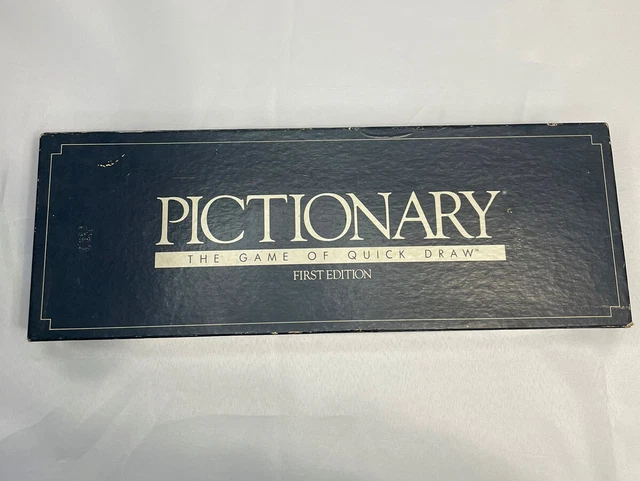 VINTAGE PICTIONARY FIRST Edition Complete 1985 Classic Drawing Board ...