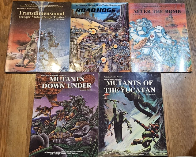 TEENAGE MUTANT NINJA Turtles RPG: Transdimensional TMNT + 4 Supplement ...