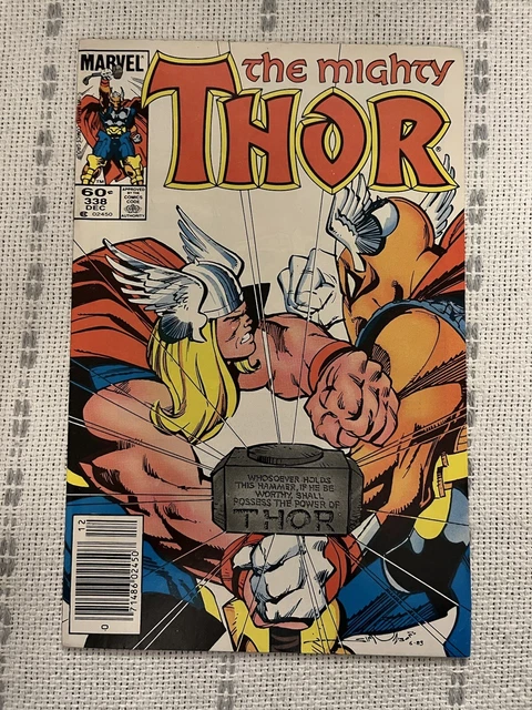 THOR #338, VOL 1 - (1983) - 2° Beta Ray Bill/1° Stormbreaker - Marvel - In perfette condizioni ...