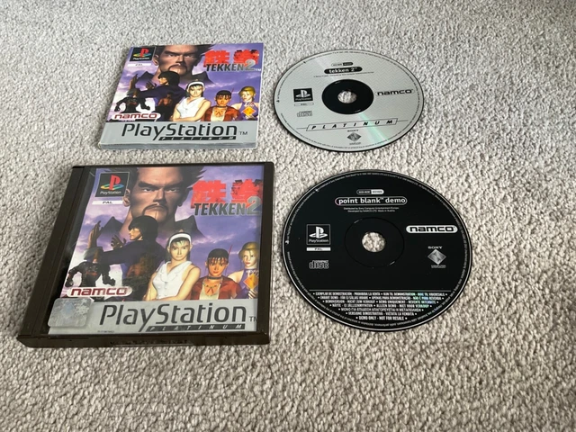 TEKKEN 2 PLAYSTATION PS1 Game Big Box Complete With Manual & Bonus Disc ...