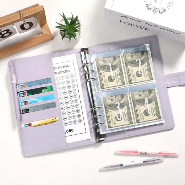 PU 100 ENVELOPE Challenge Binder Paper Savings Challenges Book Couples ...
