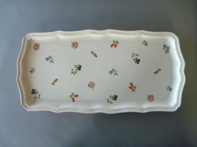 VILLEROY BOCH PETITE Fleur - Sandwich Tray - Rectangular Serving ...