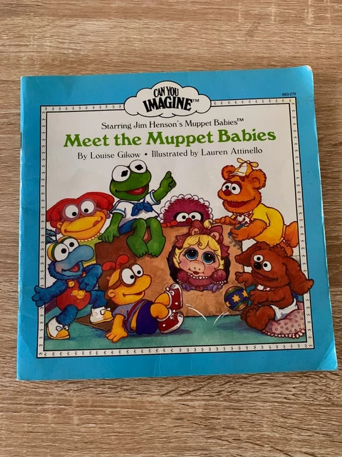 JIM HENSON'S &MEET The Muppet Babies" Picture Book Vintage Paperback ...