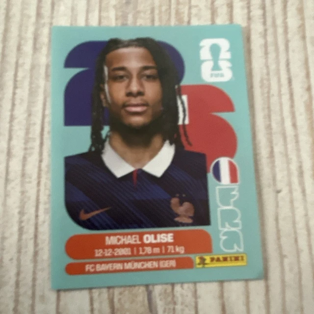 PANINI FIFA WORLD Cup 2026 Michael Olise Football Sticker France £0.90 ...