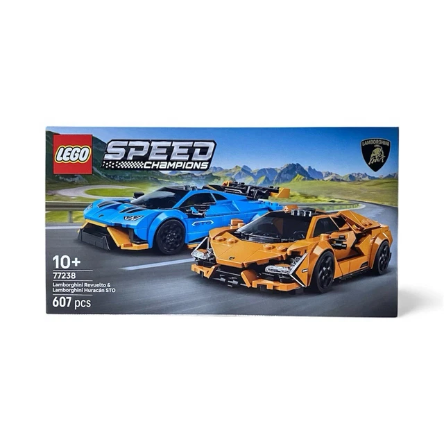 LEGO SPEED CHAMPIONS 77238 Lamborghini Revuelto & Huracán STO - New and ...