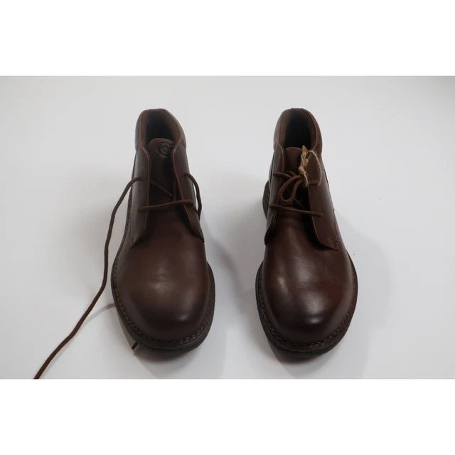 BORN CHUKKA BOOTS Harrison 11 Dark Brown Leather Casual Business Mens £ ...