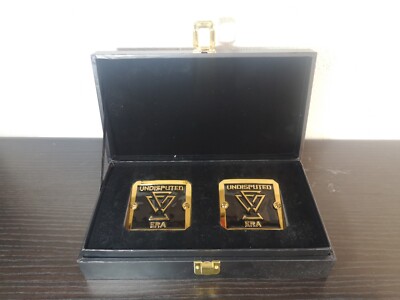 PLAQUE UNDISPUTED ERA side plates championship belt replica NXT WWE box ...