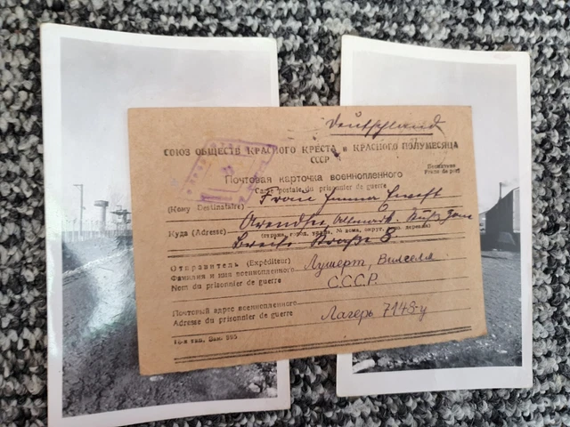 ORIGINAL GERMAN WW2 Soldiers Prisoner Of War Cards Easter/mothers Day ...