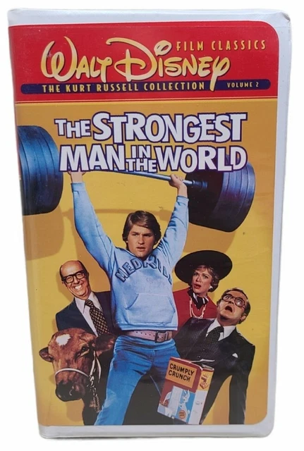WALT DISNEY CLASSIC VHS VIDEO Strongest Man in the World Kurt Russell ...