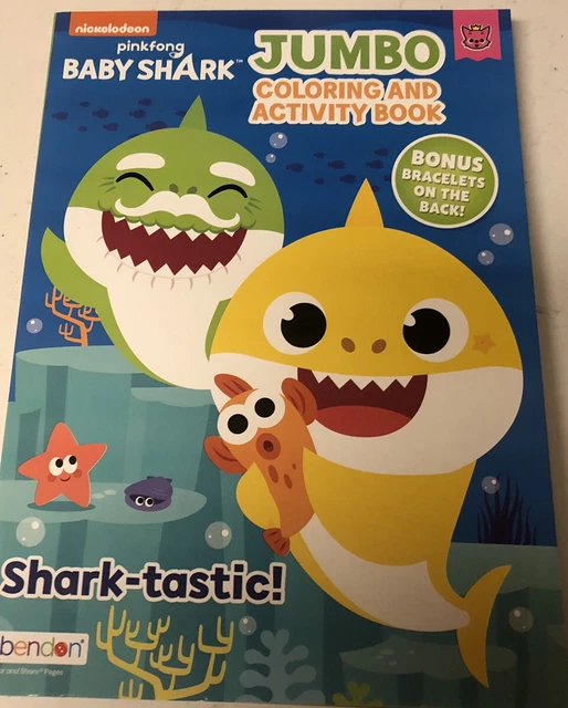 PINKFONG NICKELODEON BÉBÉ requin requin-tastic ! Livre de coloriage et ...