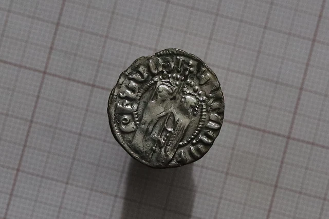 🧭 🇦🇲 ARMENIAN Kingdom Tram 1226-1252 AD RARE! HETOUM I AND ZABEL 2.65Gr ...