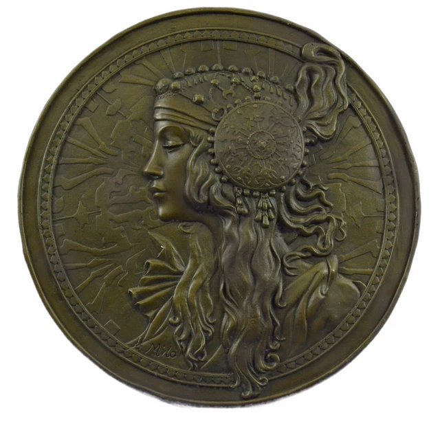 FIN RARE FRANÇAIS Bronze Statue Bas Secours Sculpture Figurine Art ...