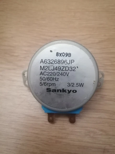 MICROWAVE OVEN TURNTABLE Synchronous Motor Sankyo 5/6rpm 3/2.5W £11.99 ...