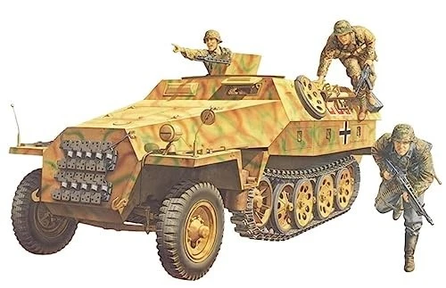 TAMIYA 1/35 GERMAN Sd.Kfz.251 Ausf.D Hanomag APC Model Kit MM195 35195 ...