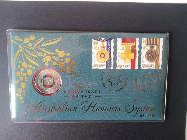 50TH ANNIVERSARY OF Australian Honours System Ltd PNC -081/350 £298.63 ...