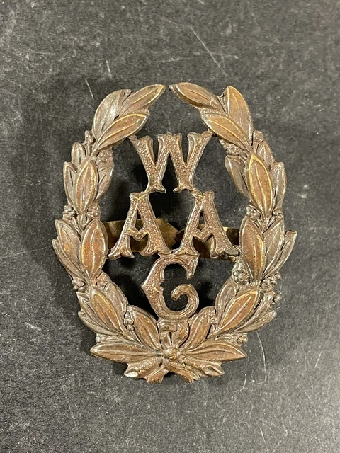 WW1 BRITISH WOMEN'S Army Auxiliary Corps Officer’s Cap Badge WAAC £30.00 - PicClick UK