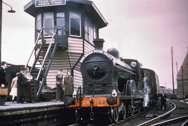 35MM IRISH RAILWAY Slide CIE 132 @ Amiens Street signal Box on Irish ...