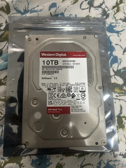 WD 10TB RED Plus Nas Internal Hard Drive - 7200 RPM Class SATA 6 Gb/s ...
