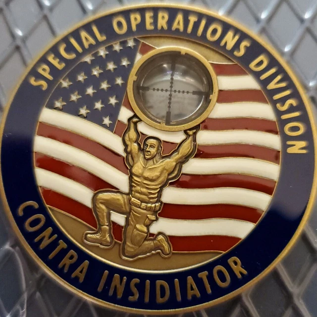 SECRET SERVICE SPECIAL Operations Division Challenge Coin £211.58 ...