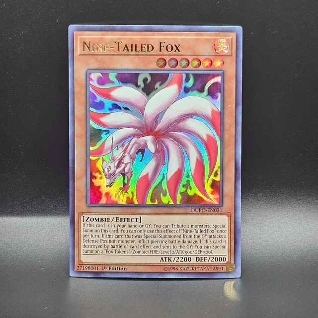 YU GI OH Nine-Tailed Fox DUPO-EN031 Ultra Rare 1st Ed Holo LP $1.93 - PicClick CA