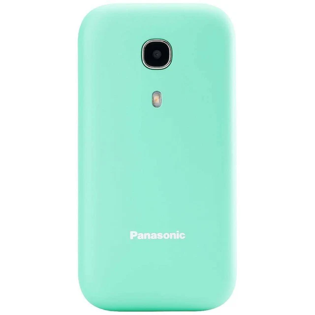 PANASONIC KX-TU400 TÉLÉPHONE portable à clapet pour séniors turquoise ...